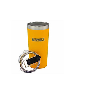 DEWALT Stainless Steel Tumbler, Yellow, 20 Ounce, 1 Count (Pack of 1)