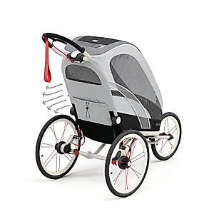 Cybex ZENO Multisport Trailer Seat Pack in Medal Grey