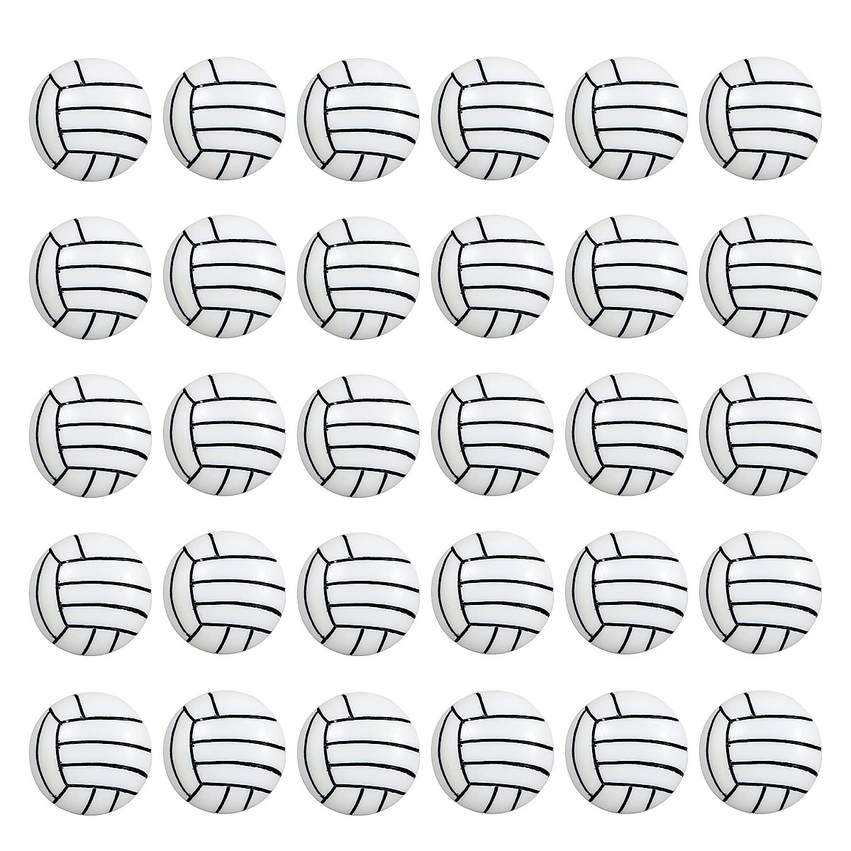 20Pcs Volleyball Cupcake Toppers Resin Assembled Sport Theme Volleyball Cupcake Picks Volleyball Theme Baby Shower Kids Birthday Party Cake Decorations Supplies