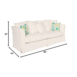 Padma'S Plantation Sunset Beach Sofas, Canvas White