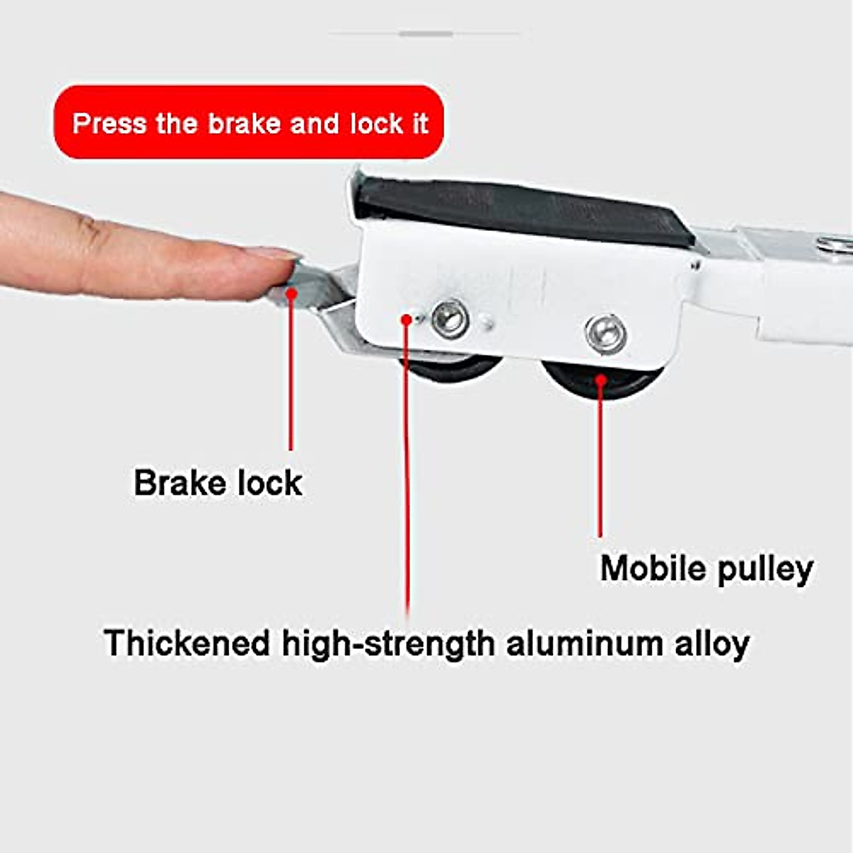 ASDQWER Washing Machine Base,Heavy Duty Expandable Appliance Roller Pair,Adjustable Refrigerator Rack-Drying,Rack-Refrigerator,Machine Base,Sturdy Feet,Gray,Four Packs