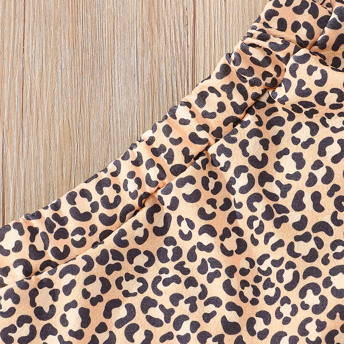 Girls Summer Outfits Two Piece Letter Print Short Sleeve Shirt Cheetah Layered Skirt Picture Day Outfits for School 7t