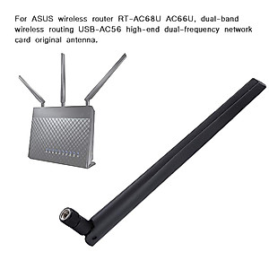 Delaman WiFi Antenna Dual Band 2.4GHz 5GHz, 3PCS WiFi Router SMA Wireless Network Card External Antenna for ASUS RT-AC68u
