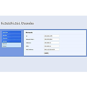 ISEEVY H.265 H.264 4K 1080P Video Decoder IPTV Decoder with HDMI and CVBS Output for Advertisement Display, IP Encoder Decoding, Network Stream Decoding Support RTMP RTSP RTP UDP HTTP