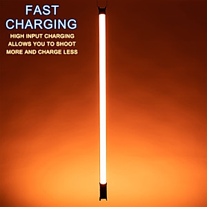 LUXCEO P120S 30W RGB Tube Light Bar, APP Control 3000 Lumen LED Video Light Wand, Battery Powered Handheld Photography Lighting 2000K-10000K Colorful Stick (3.7 Ft)