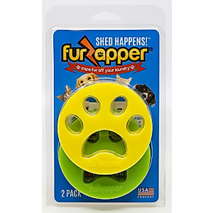 FurZapper Pet Hair Remover for Laundry, 2 Count - Reusable Dog & Cat Hair Remover Tool As Seen on Shark Tank - Removes Pet Fur, Hair, Lint, Dander from Clothes & Laundry - One FurZapper Per Pet