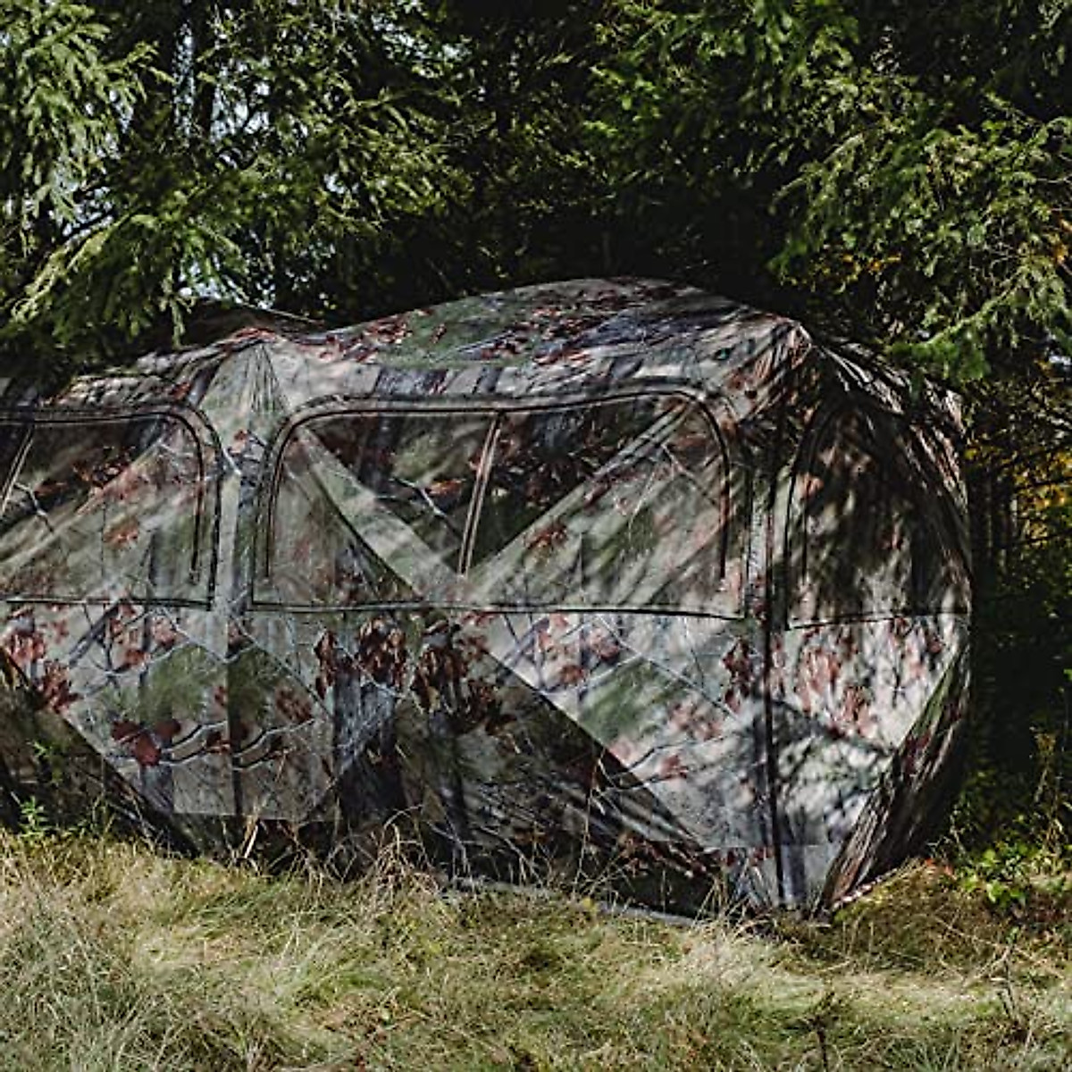 Barronett Blinds BE650BW Beast Pop Up Portable 6 Person Hunting Blind, Bloodtrail Backwoods Camo