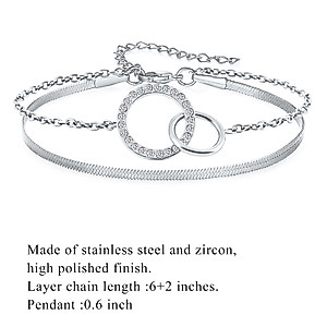 LParkin Mother of the Bride Gifts Bracelet Wedding Gift for Mom Mother Jewelry Bracelets