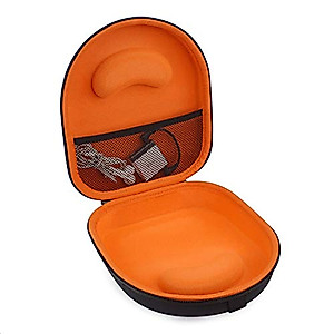 Geekria Shield Headphones Case Compatible with Skullcandy Crusher ANC, Venue, Hesh 3 Case, Replacement Hard Shell Travel Carrying Bag with Cable Storage (Black)