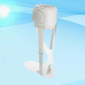 EXCEART Plantar Fasciitis Night Foot Splint Elastic Dorsal Night Splint Foot Drop Orthotic Brace for Plantar Fasciitis Pain Management (Left Foot)