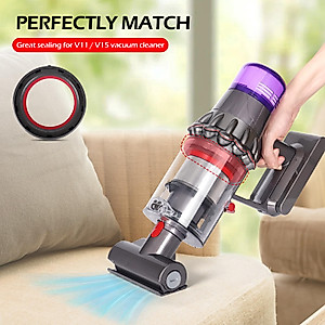 Dust Bin Sealing Ring Compatible with Dyson V11 V15 SV14 SV15 SV22 Vacuum Cleaner Canister Replacement Part Sealing Ring Assembly