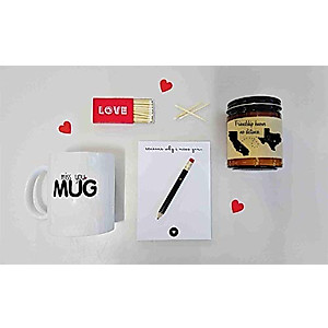 BFF Gift Long Distance Friendship Best Friend Gift Soy Candle Long Distance Love Gift for Friend Scented Candle Birthday Gift Valentine Gift