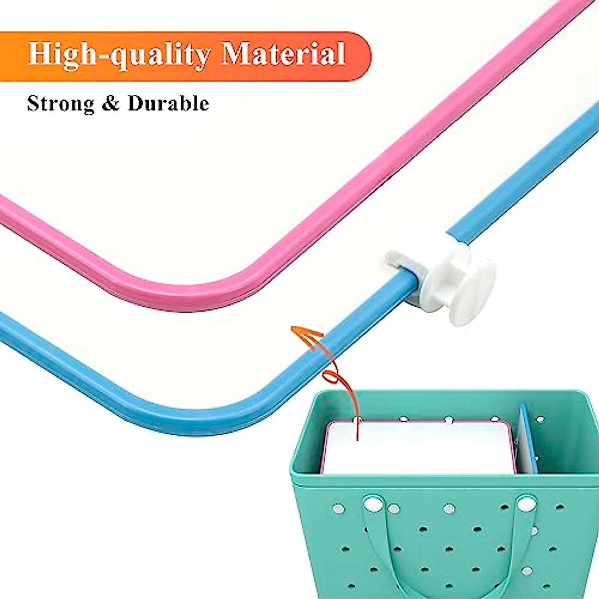 UQOOQFA Set of 2 Divider Tray for Bogg Bag Accessories for Bogg Bags Help with Organizing Your Bogg Bag and Divide Space Accessories (White)