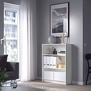 Ikea BILLY Bookcase, white 80x28x106 cm