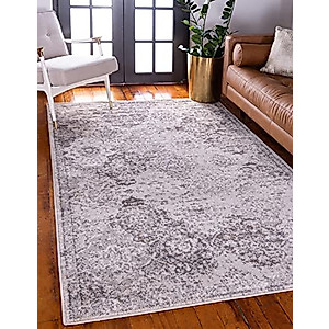 Unique Loom Tuareg Collection Vintage Distressed Traditional Area Rug, 9 x 12 ft, Beige/Brown