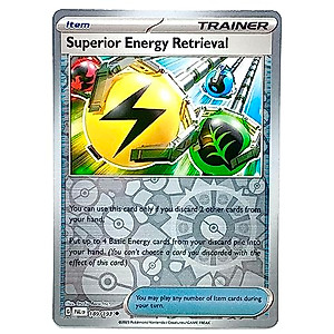 Pokemon - Superior Energy Retrieval 189/193 - Paldea Evolved - Reverse Holo Pokemon Card - Foil
