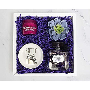 MagicWater Supply Crinkle Cut Paper Shred Filler (4 oz) for Gift Wrapping & Basket Filling - Purple