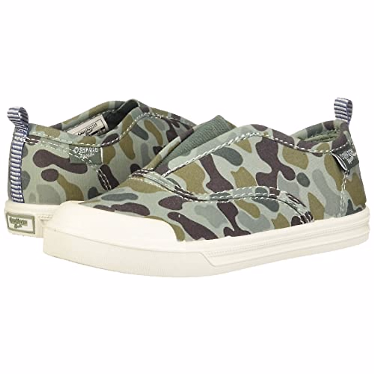 OshKosh B'Gosh Boy's Fishar Sneaker, Camo, 7 Toddler
