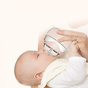 POTATO Glass Baby Bottles for Newborn Babies, Anti Colic Breastfeeding Bottle with Wide Neck, Slow Flow, 2pack, 2.5oz, Pink