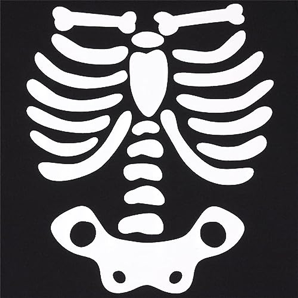 The Children's Place,Unisex Baby and Toddler Matching Family Glow Skeleton Snug Fit Cotton One Piece Pajamas,Black,5T