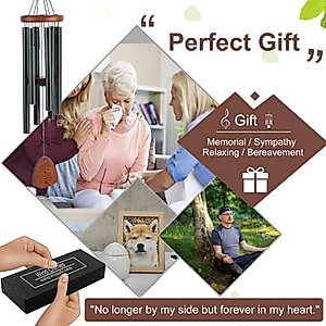 LITEYPP Sympathy Wind Chimes, Memorial Wind Chimes for Loss of a Loved One Prime, Bereavement Memorial Gifts/Grieving Sympathy Gift in Memory of Loved One Loss of Mother Father Pet Condolence 32Inch