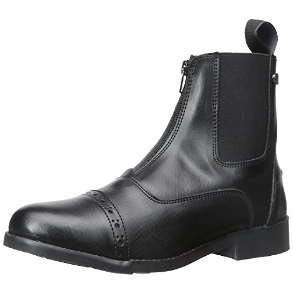 Equistar - Ladies' Zip Paddock Boot (All Weather) (Ladies 8/Black) 8 Black