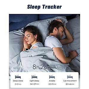 GRV Smart Watch for iOS and Android Phones (Answer/Make Calls), Watches for Men Women IP68 Waterproof Smartwatch Fitness Tracker Watch with Heart Rate/Sleep Monitor Steps Calories Counter (Gray)