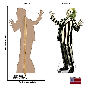 Cardboard People Beetlejuice Life Size Cardboard Cutout Standup - Beetlejuice Beetlejuice (2024 Film)