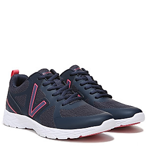 Vionic Miles Ii Women's Sneaker with Orthotic Arch Support Navy/pink - 7 Medium