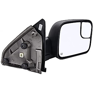 ZAPOSTS Towing Mirrors Replacement Fit for 02-08 DodgeRam 1500 for 03-09 Dodge Ram 2500 3500 Pickup Truck Power Heated Tow Folding Side View Mirror Passenger Side