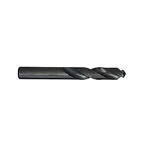 Drill America - D/AST3/16P12 3/16" High Speed Steel Heavy Duty Split Point Stub Drill Bit (Pack of 12), D/AST Series