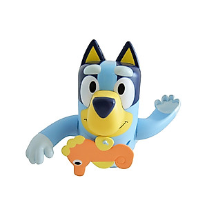 TOMY Toomies Bluey Swimming Bath Toy - Bluey Toys Includes Attached Seahorse Baby Toy and Swims on Back or Front - Toddler Bath Toys and Water Toys for Outdoor Play – Ages 18 Months and Up