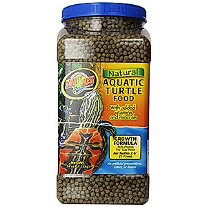 Zoo Med Natural Aquatic Turtle Food, Growth Formula, 54-Ounce