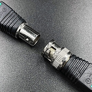 lkelyonewy BNC to Cat5e Adapter Male Connectors and Solderless Female Video Balun Connector,Screw Camera Terminal Plug for CCTV Surveillance Cable Ethernet Speaker