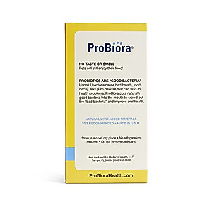 Probiora for Dogs (Formerly ProBioraPet) | Dog Probiotic Supplement for Oral Care | Pet Probiotics to Reduce Bad Breath, Plaque & Tartar | Dog Nutritional Supplement for Dental Health | 30 Servings