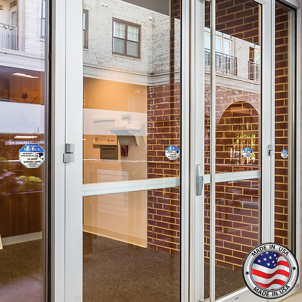 Psyfer® (Fade-Free) 6 Pack - 2⅝" UV Security Stickers [Made in USA]