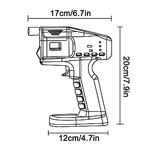 Premium Cocktail Smoker Flavour Blaster Cocktail Bubble Maker Portable Handheld Smoking Gun for Meat, Sous Vide, Cocktail Drinks & Cheese (Kit)