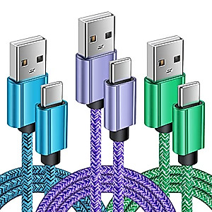 Android Charging Cable Samsung Phone Charger Fast Charging Cord USB Type C Cable Charger Fast Charge 6FT for Samsung Galaxy S23 Ultra/S22 /S21/S10/S9/A14/A13 5G/A03s/A01/A11/A12/A20/A23/A50/A51/A52