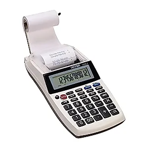 Victor 1205-4 12 Digit Portable Palm/Desktop Commercial Printing Calculator