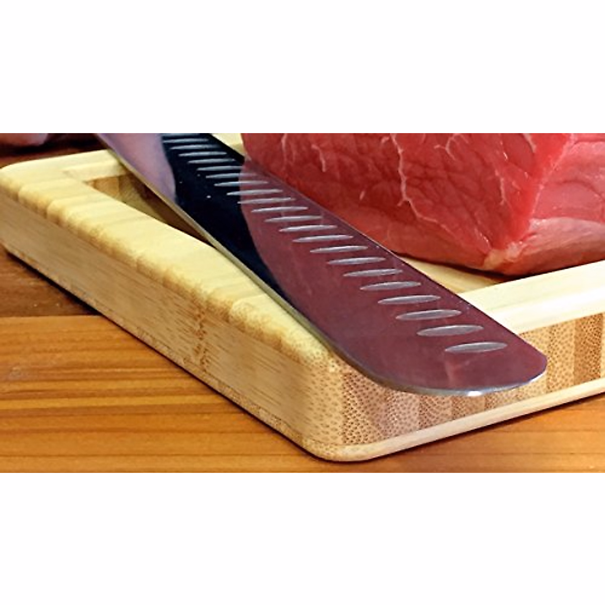 Professional Meat Cutting Knife - the Ultimate 100% Steel Slicing Knife - Slice Meat Like the Pros (10")