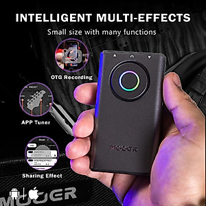 MOOER Prime P1 Guitar Multi-Effects Processor, Bass Guitar Pedals with 126 Effects, Tuner, Amp, Metronome for Practice and Performance