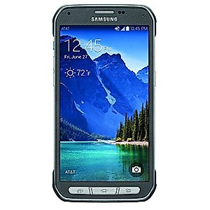 Samsung Galaxy S5 Active G870a 16GB Unlocked GSM Extremely Durable Smartphone w/ 16MP Camera - Titanium Gray