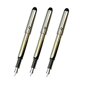 Pilot V Pen (Varsity) Disposable Fountain Pens, Black Ink, Small Point Value Set of 3