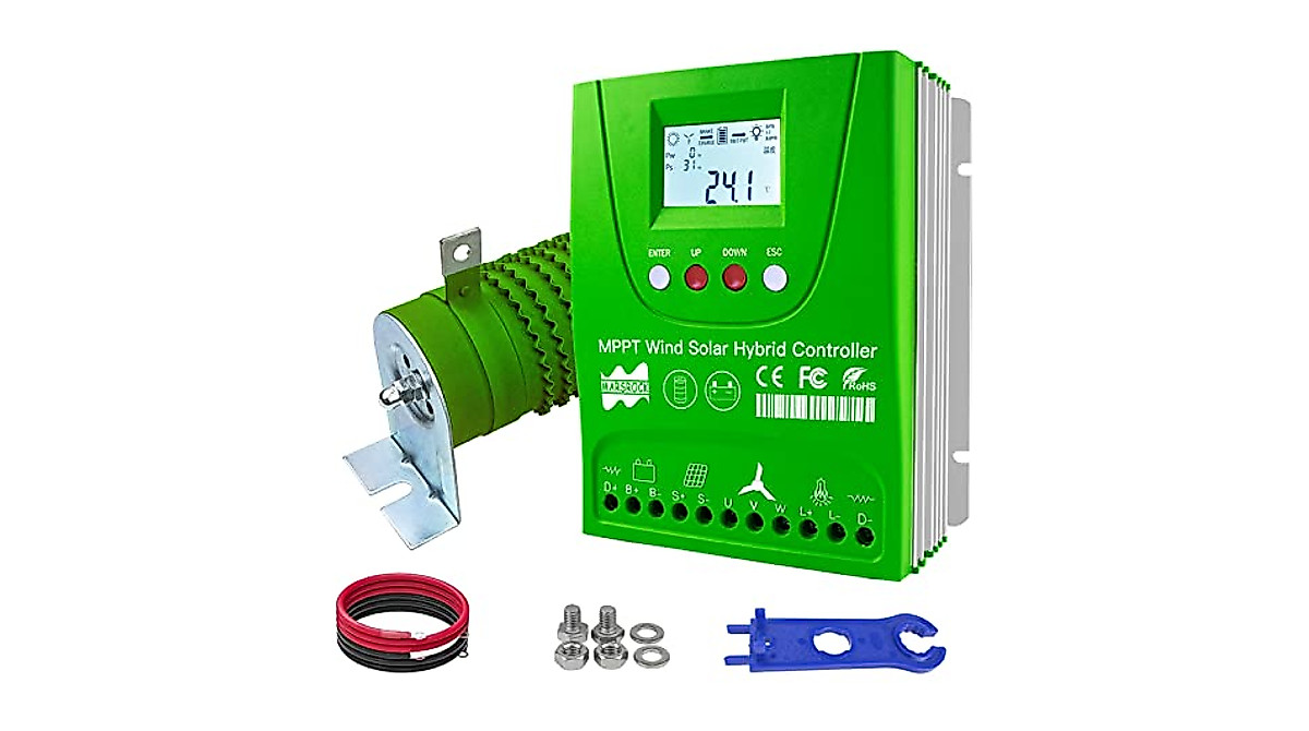 Mars Rock 2000W 12V 24V 48V 0~1000W Wind 0~1000W Solar MPPT Wind Solar Hybrid Controller Pioneer ...