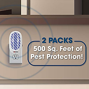 2PCS Bug Zapper Indoor - Mosquito Zapper Indoor - Fly Zapper Portable Indoor - Bug Zapper Electric Mosquito Fly Zappers/Killer - Indoor Mosquito Trap - Indoor Mosquito Killer - Mosquito Trap Indoor