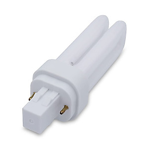 Technical Precision Replacement for Ge General Electric F26DBXT4/E/827 Light Bulb 26 Watt CFL Light Bulb with G24D-3 2 Pin Base - High Output Energy Efficient T4 2700k Light Bulb - 2 Pack