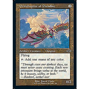 Magic: the Gathering - Ornithopter of Paradise (430) - Retro Frame - Modern Horizons 2