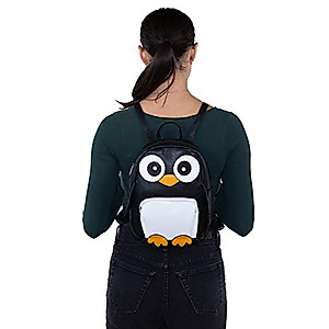 Sleepyville Critters - Mini Penguin Backpack in Vinyl Material
