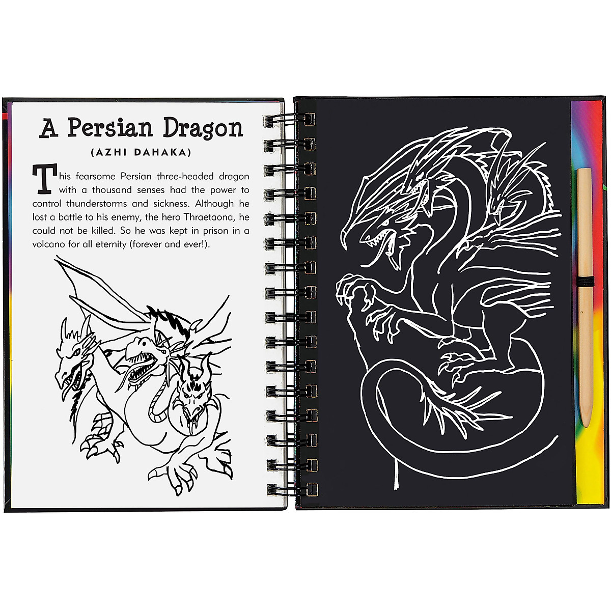 Scratch & Sketch Dragons & Mythical Creatures (Trace Along)
