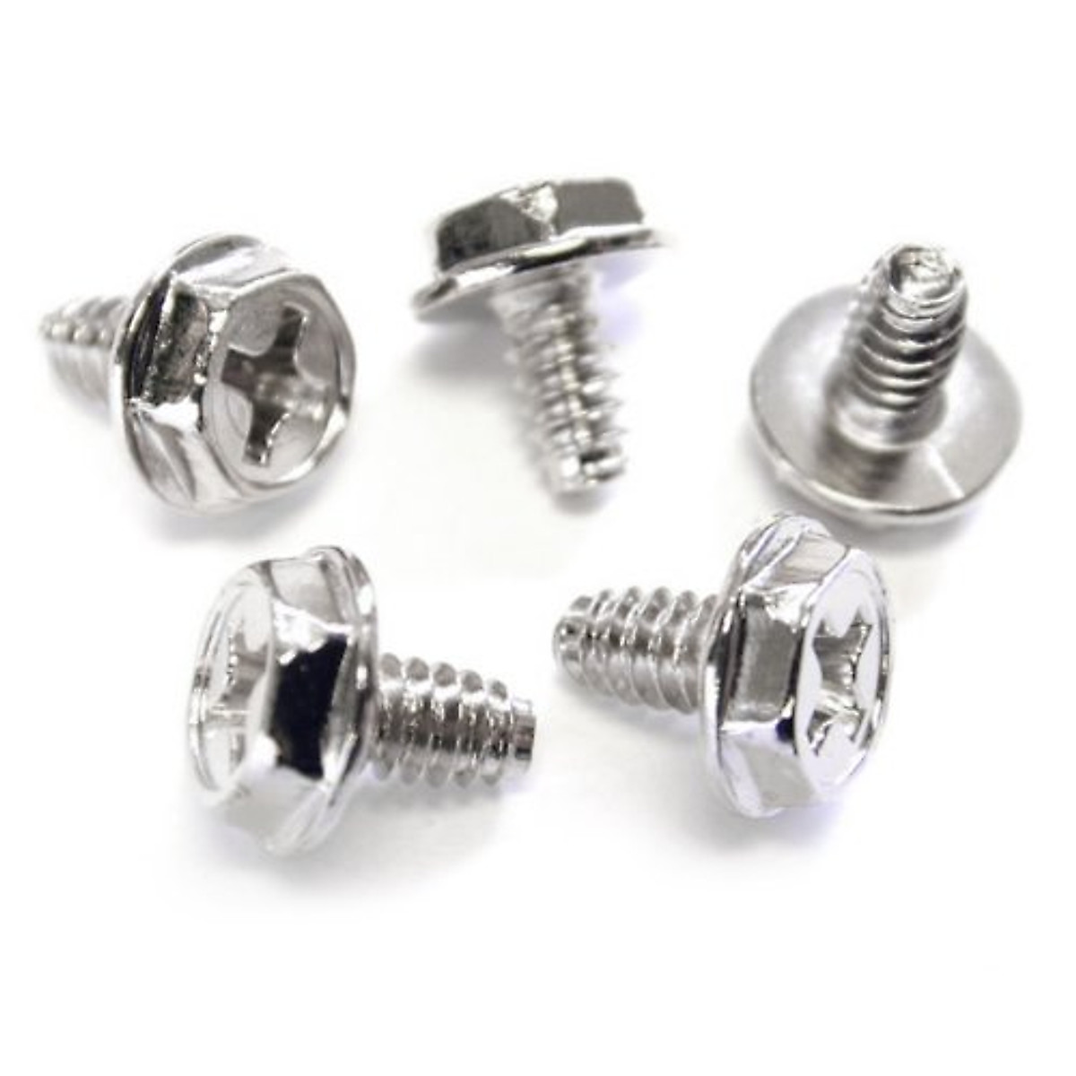 StarTech.com Replacement PC Mounting Screws #6-32 x 1/4in Long Standoff - Screw kit - silver - 0.2 in (pack of 50) , TAA (SCREW6_32)